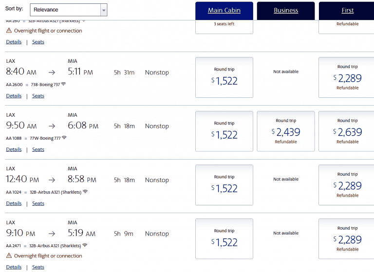 JetBlue Mint Still Whups American Business/First on Price and Quality