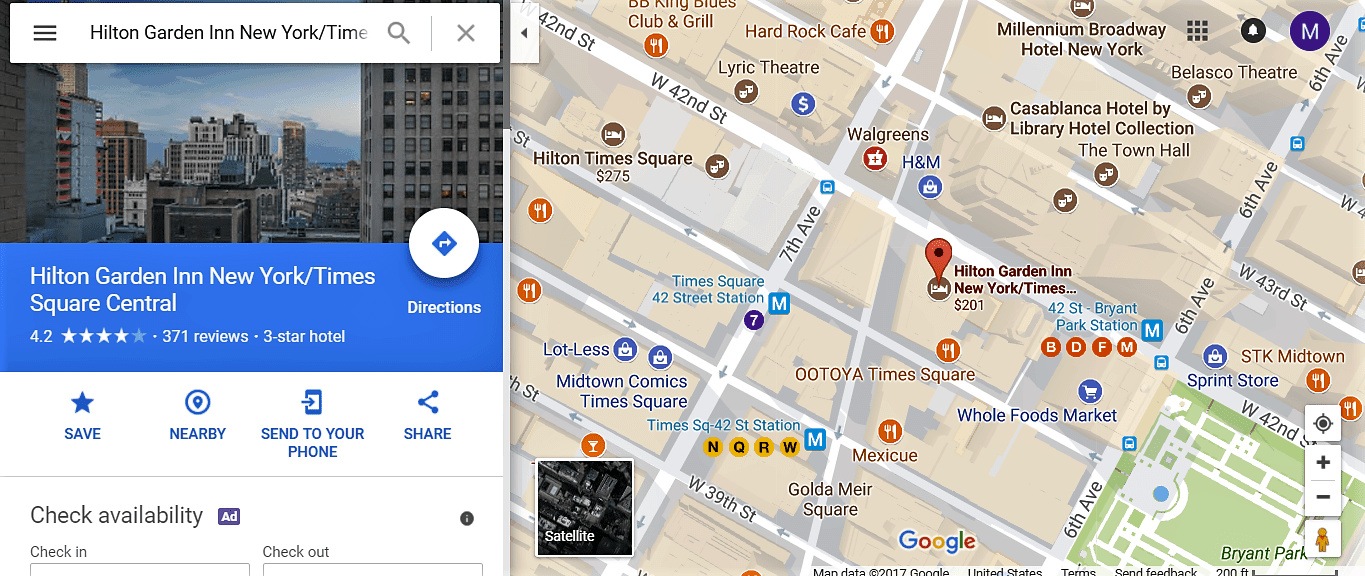 Finding Unfamiliar Places With Google Street View, From Google Maps
