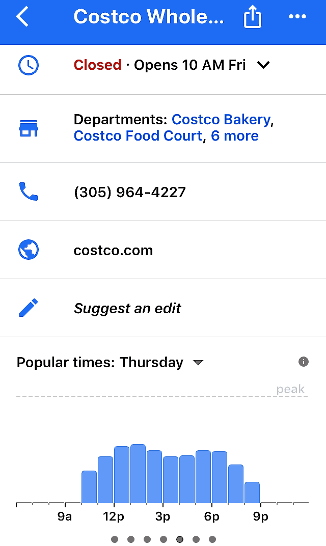 Life Hack: Quickly Find Opening Hours With the Google Maps App