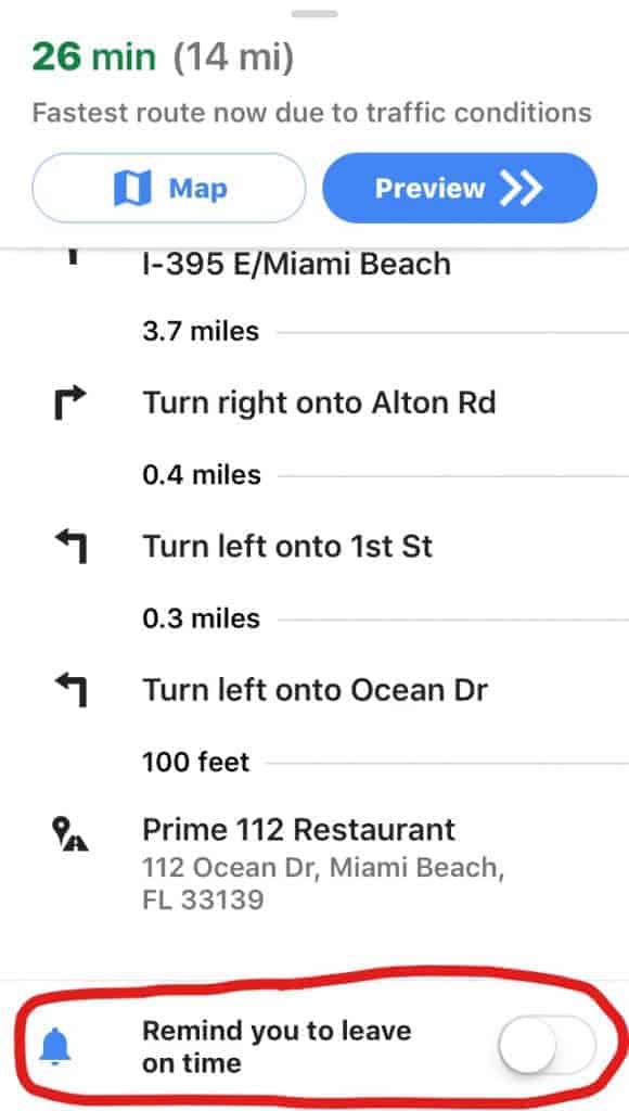 How To Get An Estimated Traffic Report Ahead of Time So You're Not Late