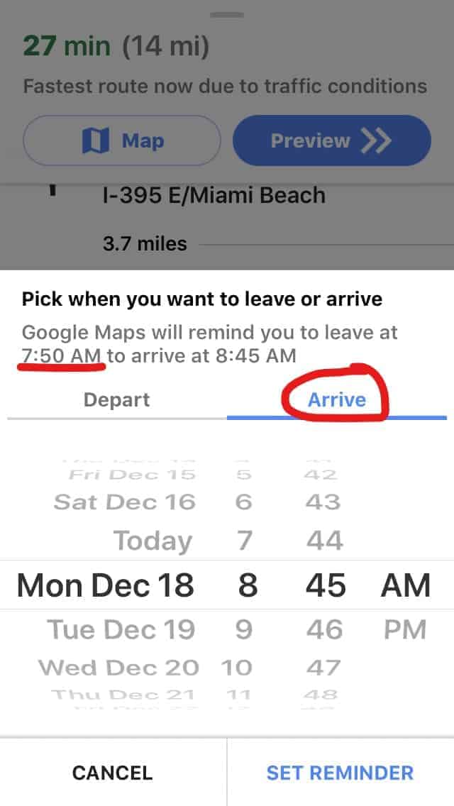 How To Get An Estimated Traffic Report Ahead of Time So You're Not Late
