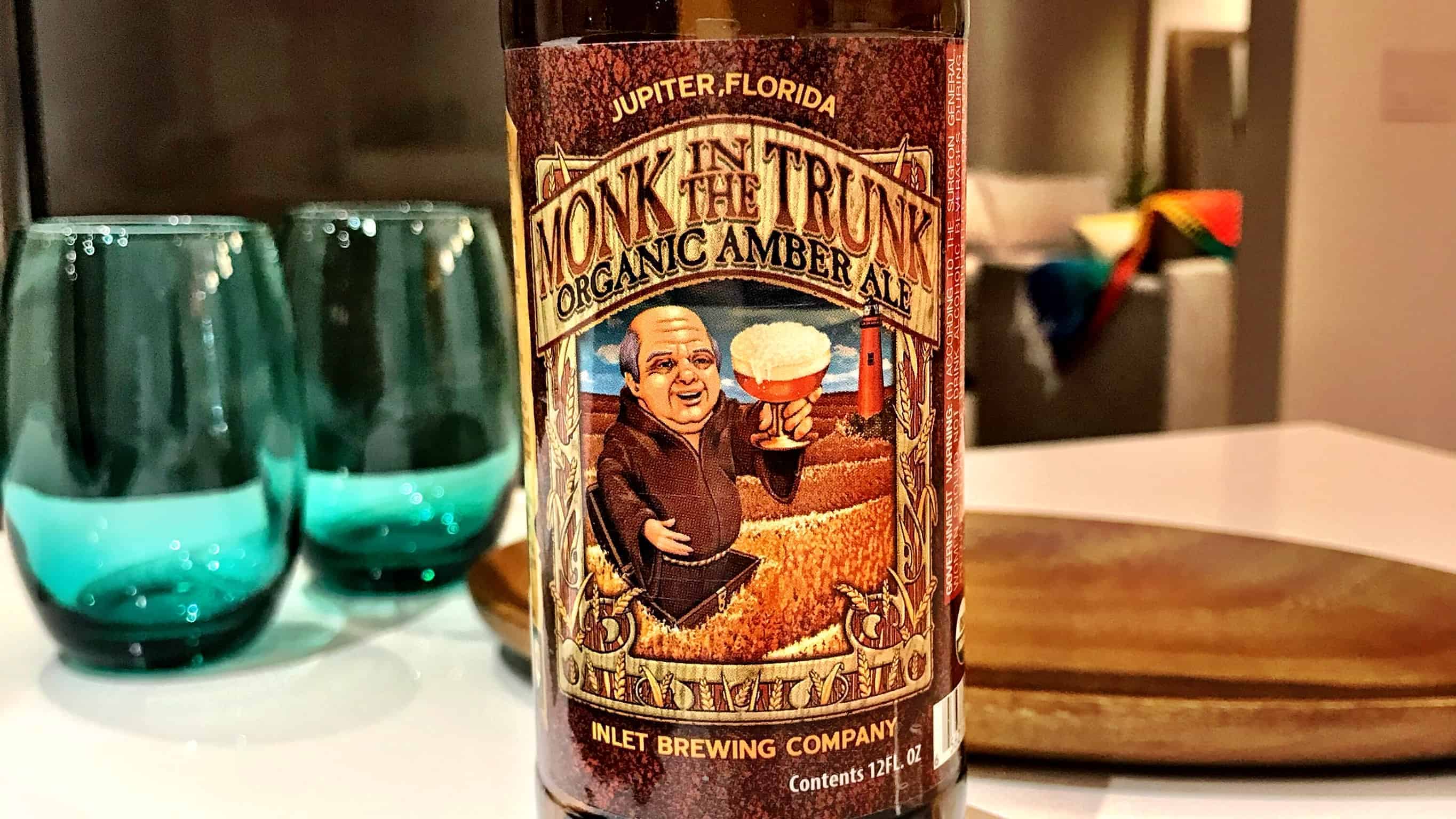 Caveman Beer Reviews: Monk in the Trunk Organic Amber Ale